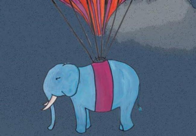 Ένας psychedelic ελέφαντας στο Sousami